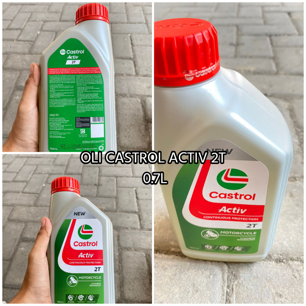 Jual OLI CASTROL ACTIVE 2T 0.7L 700ML || OLI CASTROL OLI SAMPING ...