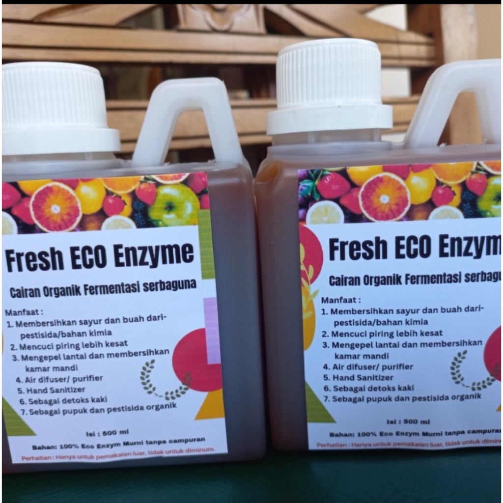 Jual Fresh Eco Enzyme 500ml - Cairan Organik Serbaguna Tanpa Zat Kimia | Shopee Indonesia