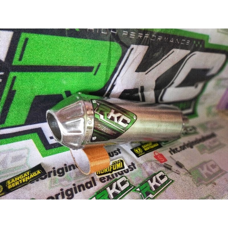 Jual KNALPOT SLINCER RCK ORIGINAL EXHAUST KLX CRF D-TRACKER WR155 ...