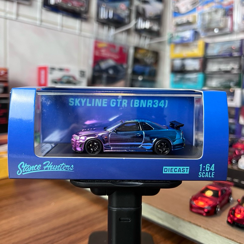 Jual STANCE HUNTERS Nissan Skyline R34 GTR Rainbow chrome Ztune High ...