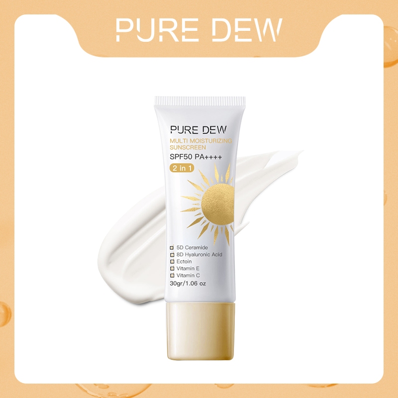 Jual PURE DEW - UV Serum Sunscreen Multi Moisturizing Sunscreen 5X Ceramide Serum Skin Barrier ...