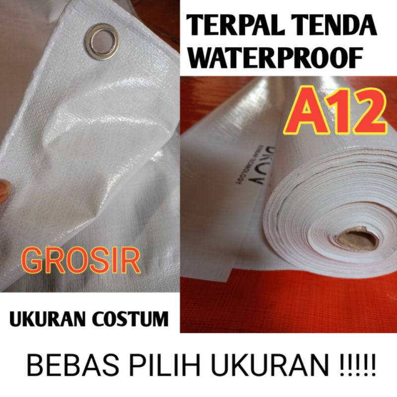 Jual TERPAL PUTIH PUTIH A12 KOREA TERPAL TENDA NIKAHAN UKURAN BEBAS ...