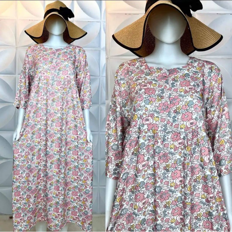 Jual LAVINA MIRANDA DASTER DRESS LENGAN 3/4 DASTER RAYON | Shopee Indonesia