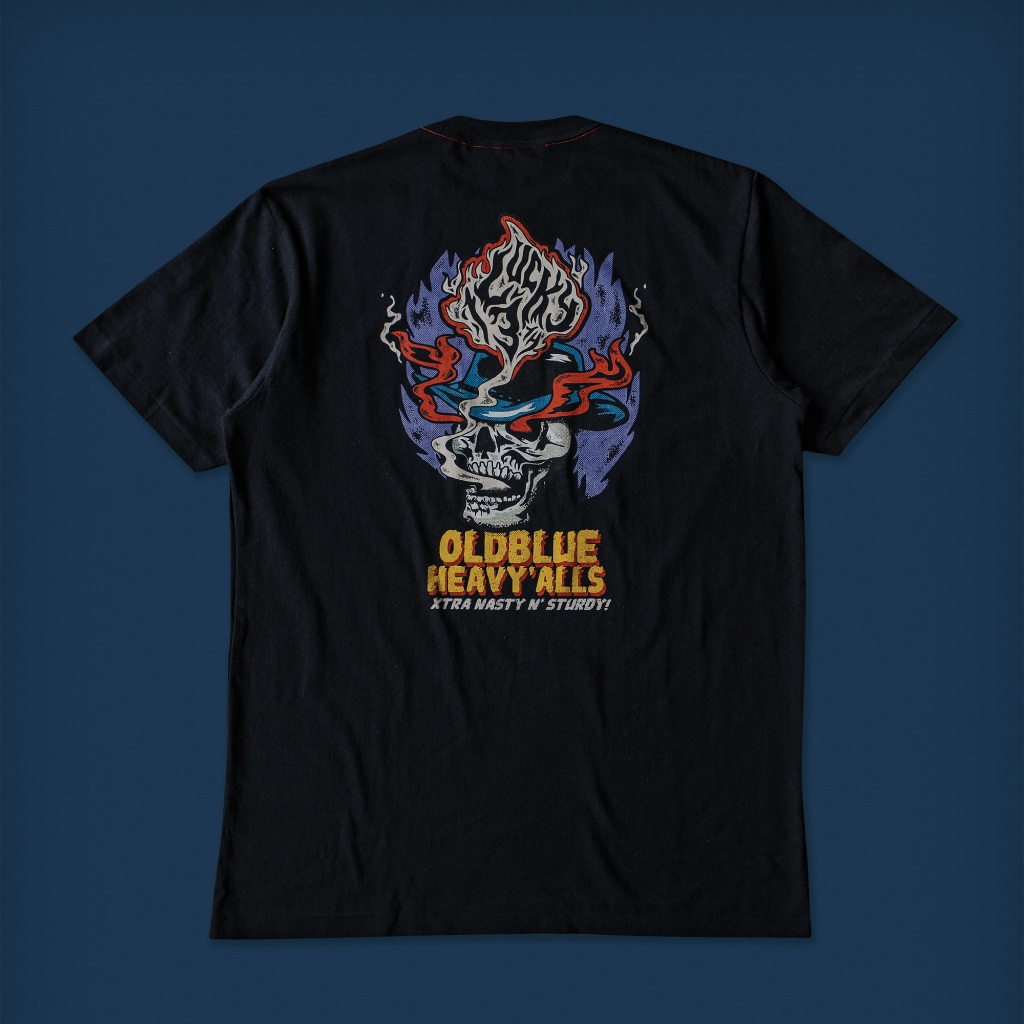 Jual Oldblue Co. Heavy Tee - The Nasty Overalls | Shopee Indonesia