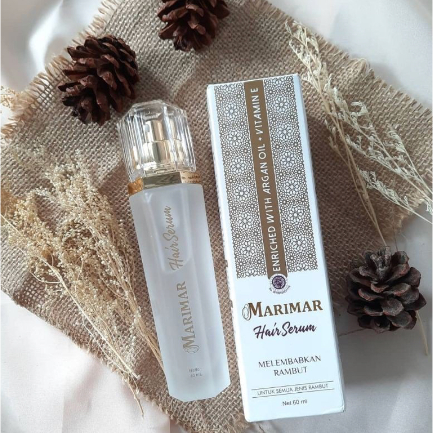 Jual Marimar Hair Serum Enriched With Argan Oil + Vitamin E 60ml ...