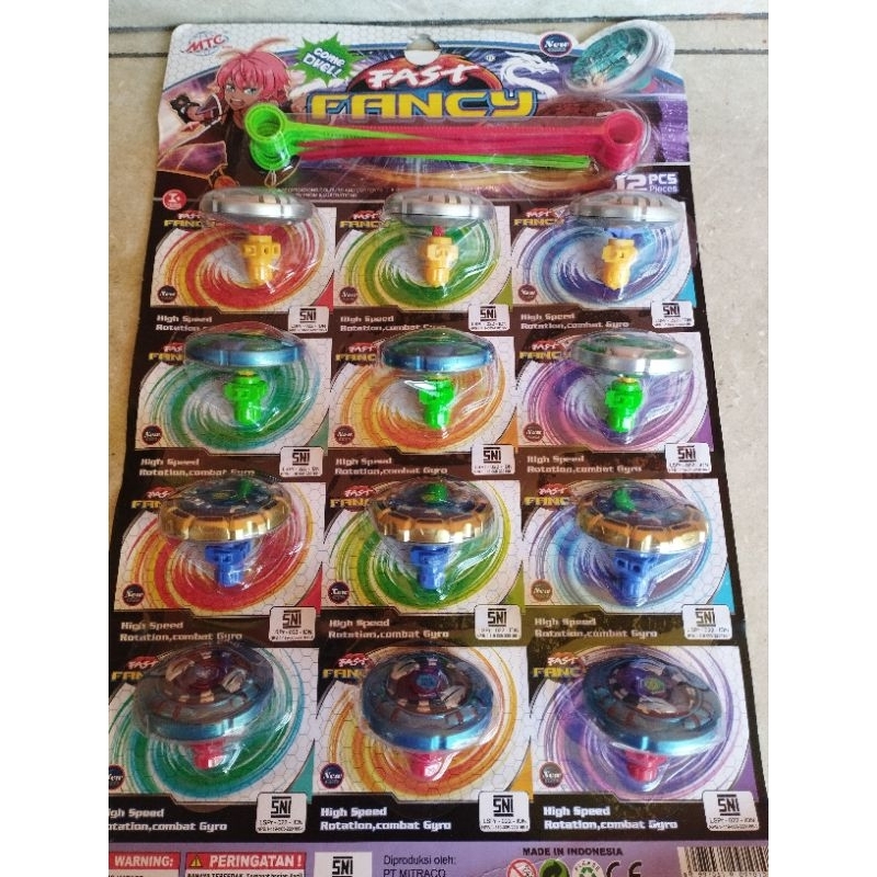 Jual Mainan Gasing Besi Gasing Adu / Beyblade + Tarikan (1pcs) | Shopee ...