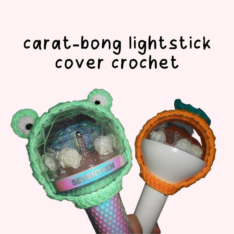 Jual light stick cover carat bong crochet cover | Shopee Indonesia