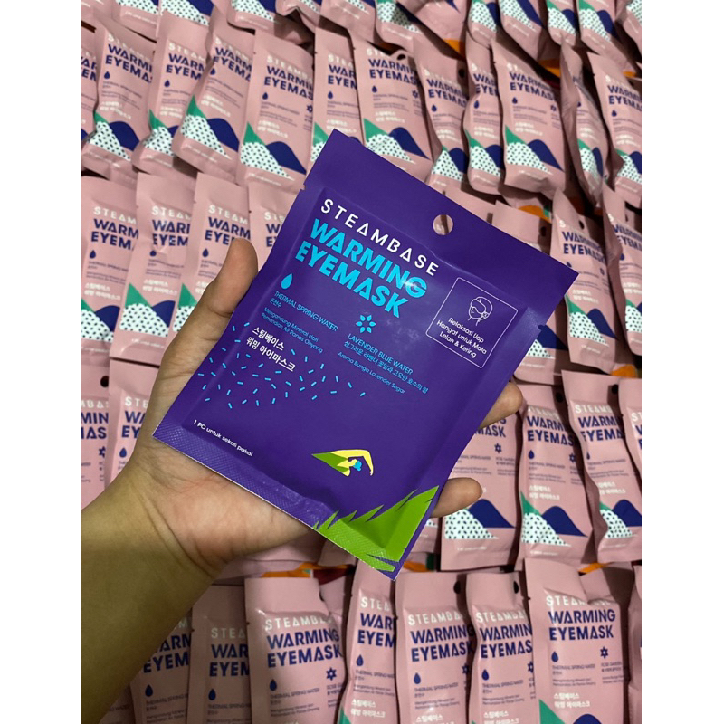 Jual Steambase Warming Eyemask (Lavender Ungu) | Shopee Indonesia