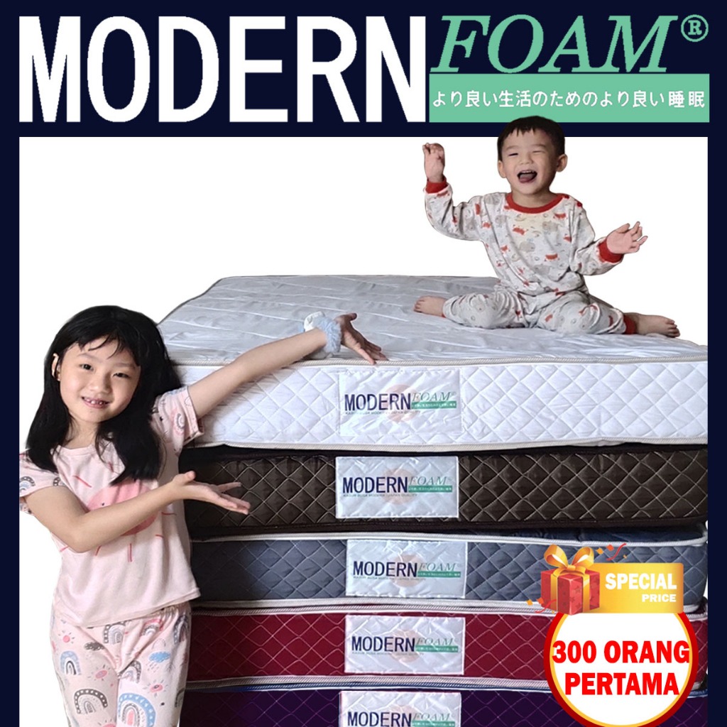 Jual Modern Foam Kasur Busa Matras Kasur - Density 18 Model Quilting ...