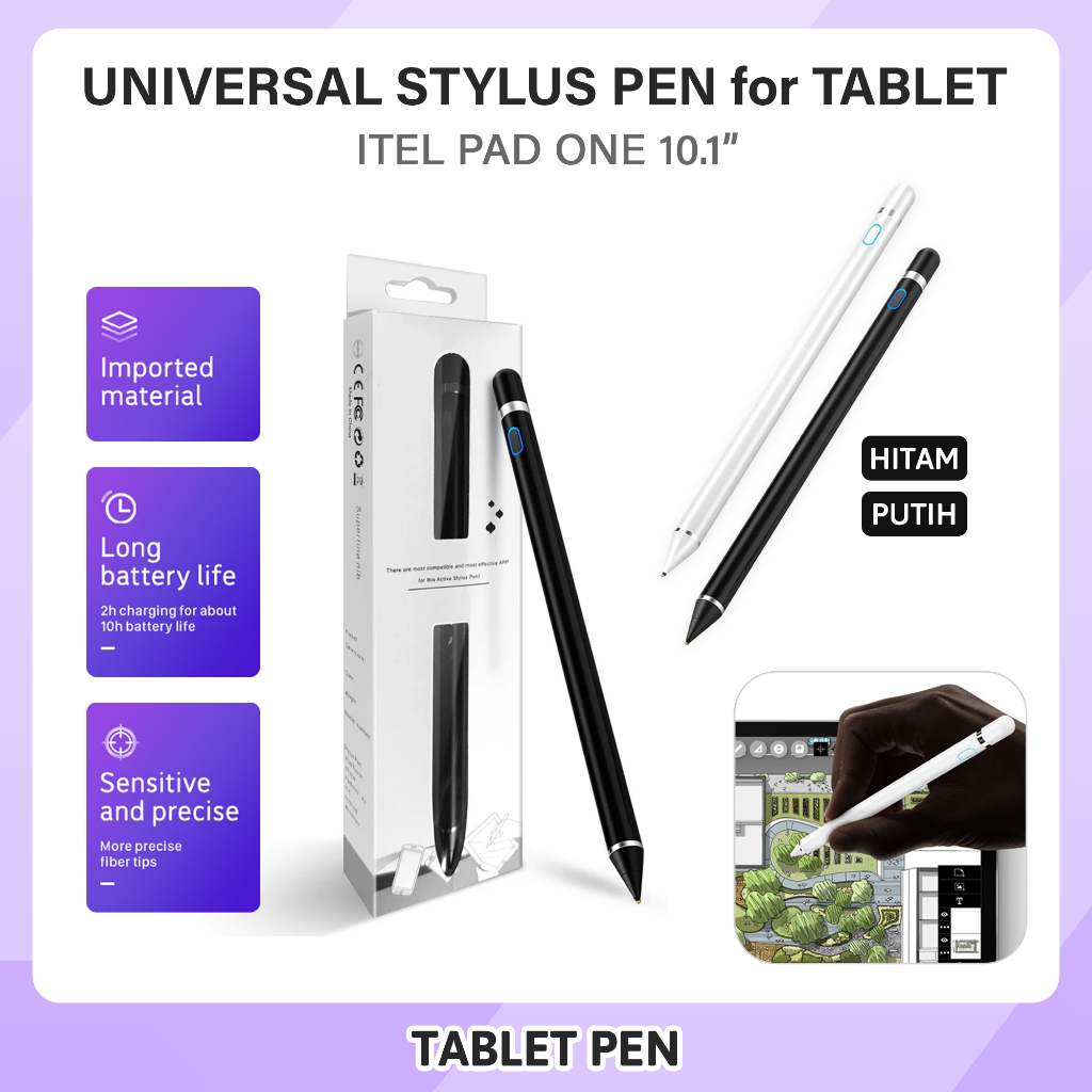 Jual Itel Pad One 1 / 2 10.1" Smart Stylus Pen Tablet Pencil Drawing S ...