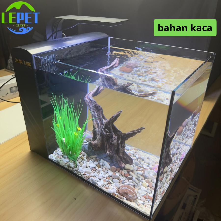 Jual LEPET Akuarium Ikan Mini CL 26/40/45/50/60/80 Tangki Ikan Mini ...