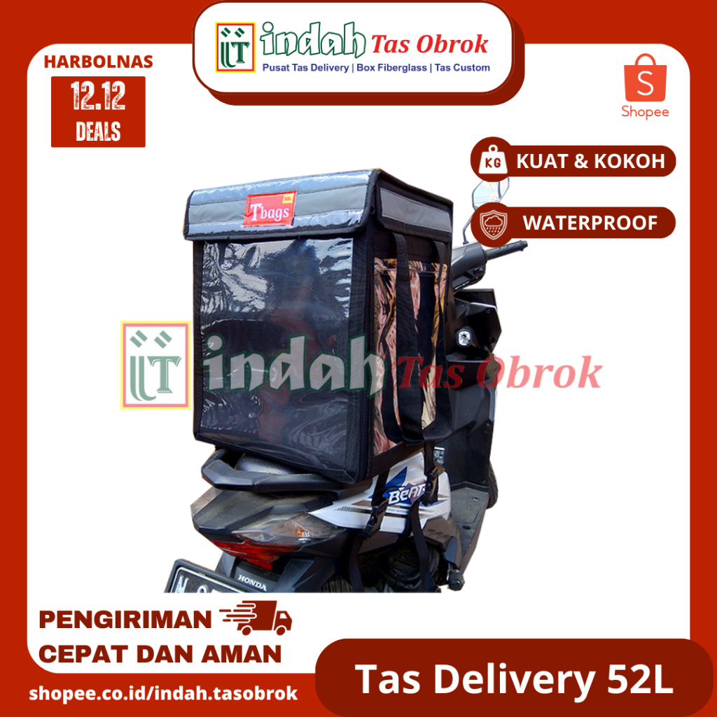 Jual INDAH Tas Obrok - Tas Delivery Makanan Pakai Lapisan Foil Box ...