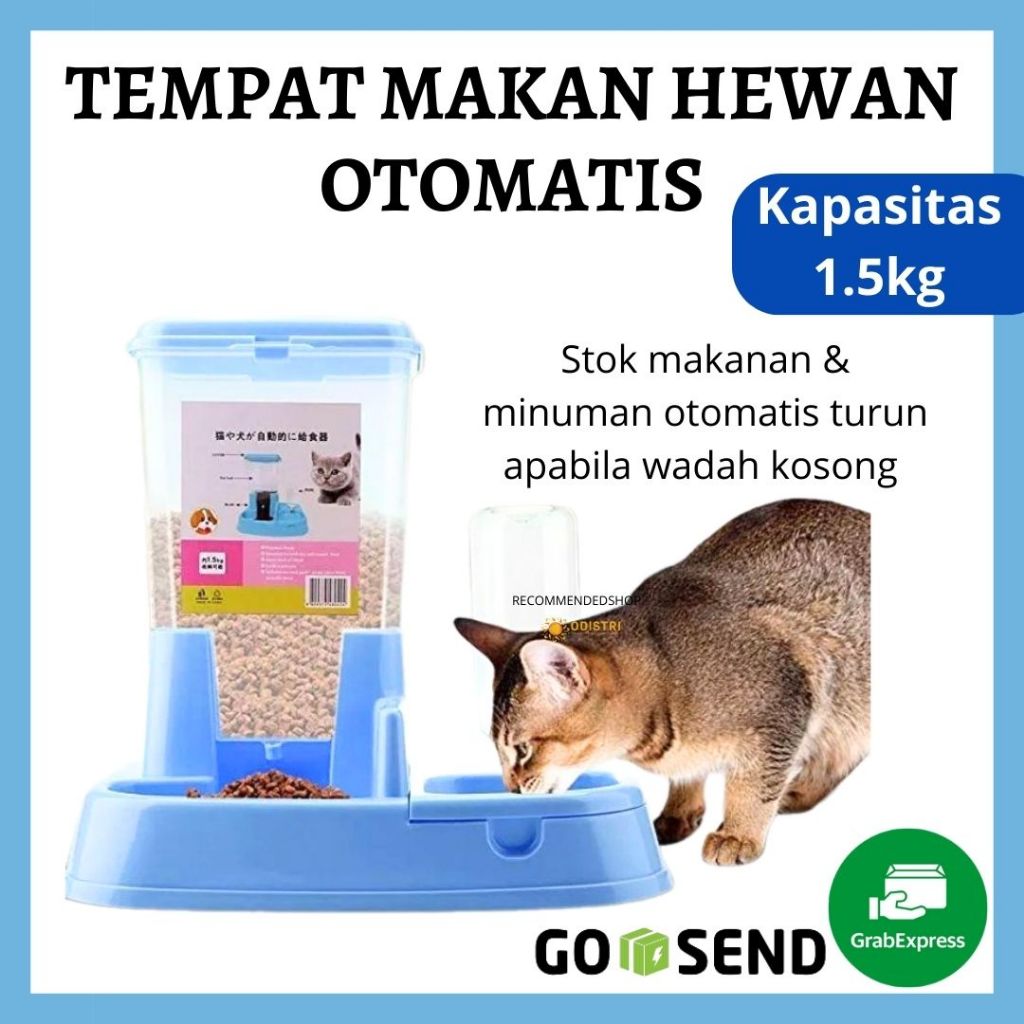 Jual Home Tempat Makan Anjing Kucing Automatic I Pet Food Dispenser I ...