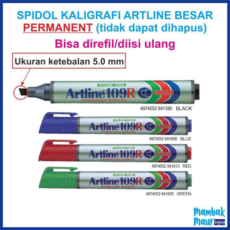 Jual SPIDOL KALIGRAFI ARTLINE BESAR UKURAN 5.0 MM PERMANENT TIDAK BISA ...