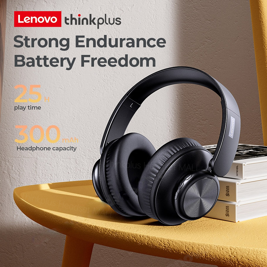 Jual Lenovo Thinkplus Headphone Bluetooth 5.3 Wireless Headphones Low ...