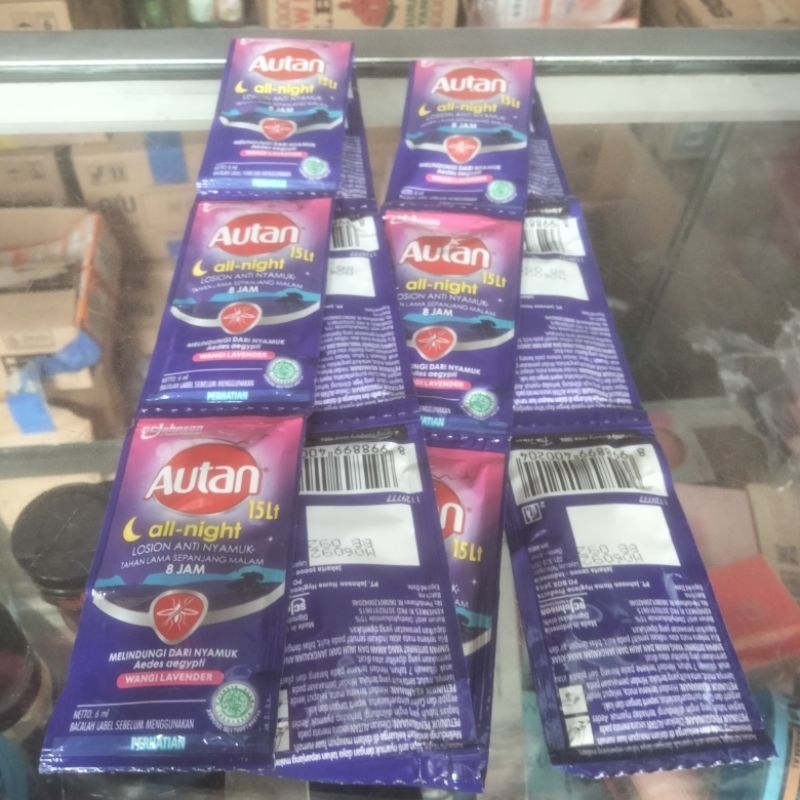 Jual AUTAN SACHET 6ML / RENCENG ISI 12 SACHET / AUTAN LOTION ANTI ...
