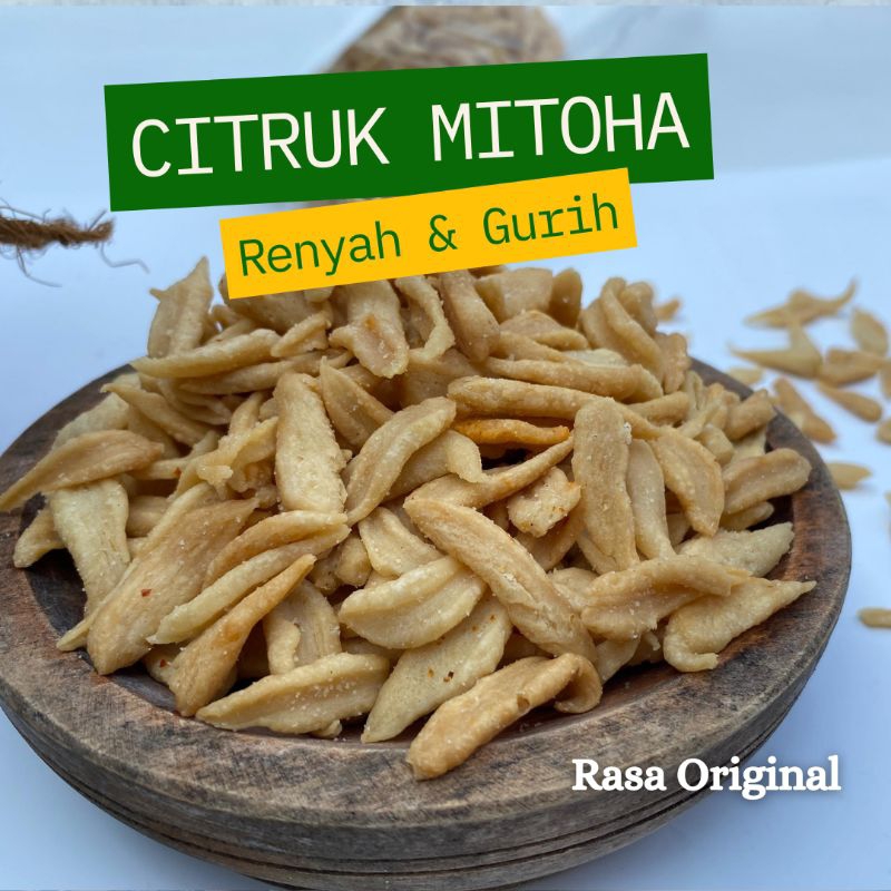 Jual Makanan Cemilan Citruk MITOHA Renyah & Gurih Rasa Original kemasan ...