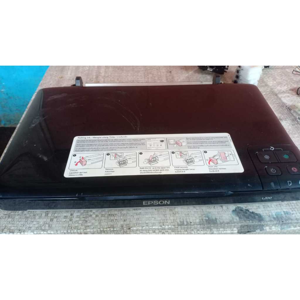 Jual Scaner printer Epson L200 second Normal | Shopee Indonesia