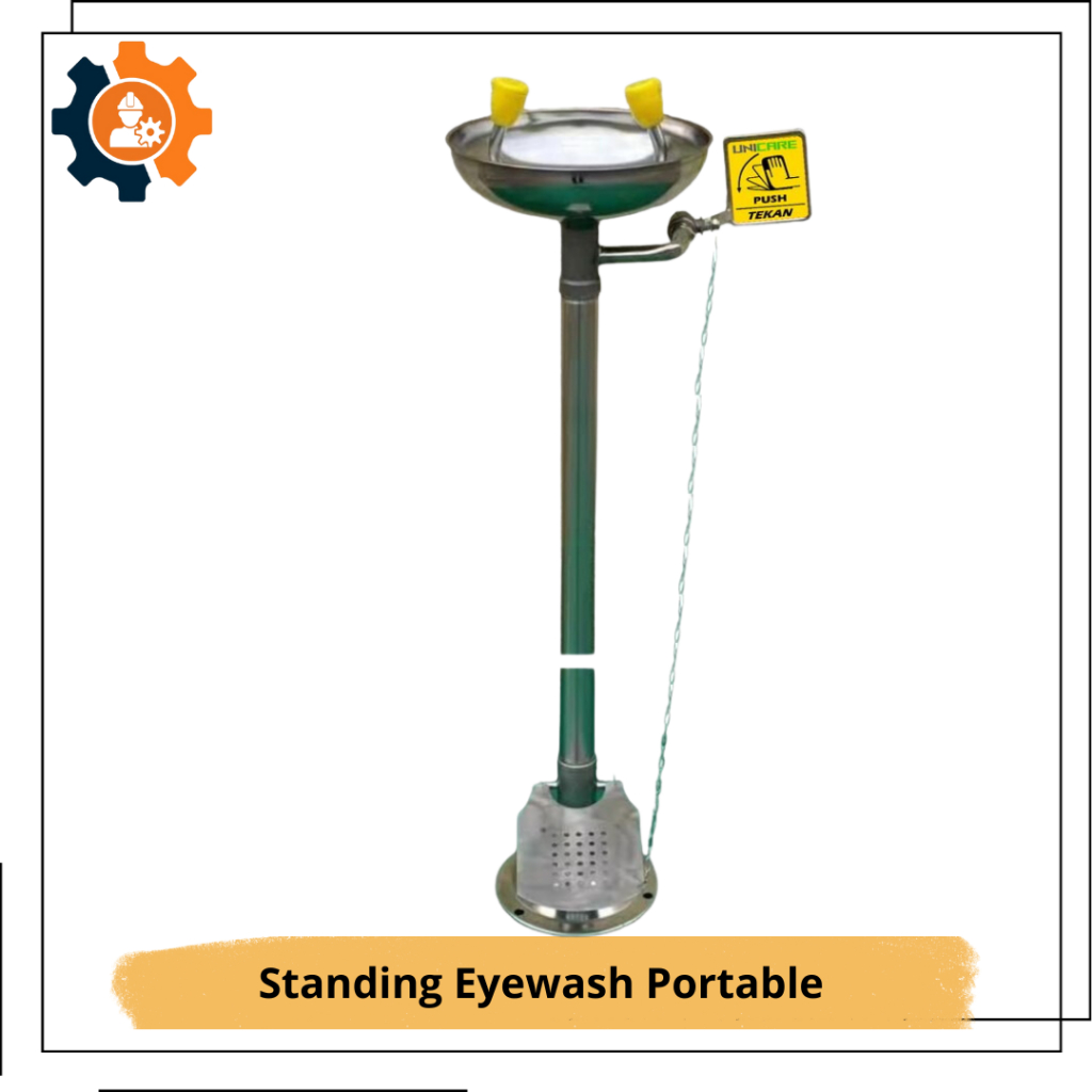 Jual Emergency Standing Eyewash Station Stainless Steel - Eye Washer ...