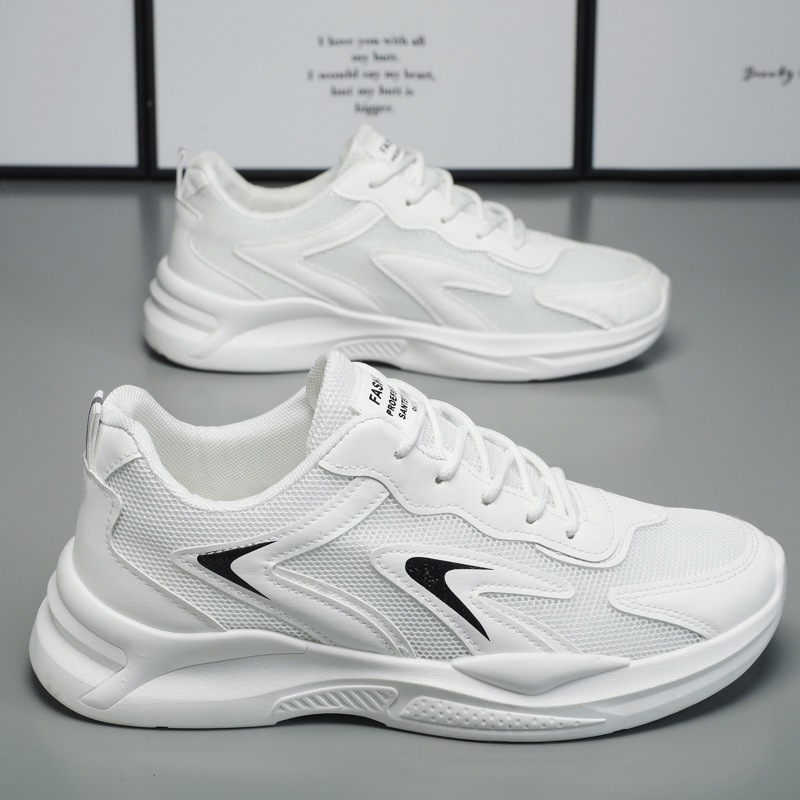 Jual Highland Sepatu Olahraga Pria Putih Sneakers Jogging Sepatu Cowok Sekolah Sport Running ...