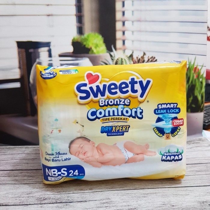 Jual Sweety Popok Perekat Bronze Comfort NB-S 24 s / SWEETY New Born ...