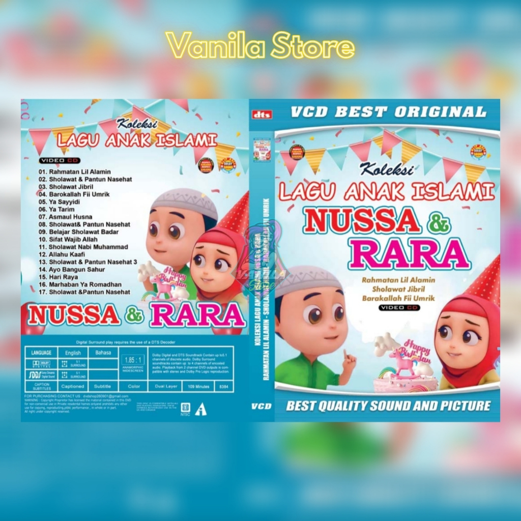 Jual Kaset Lagu anak Islami Nussa & Rara | Shopee Indonesia