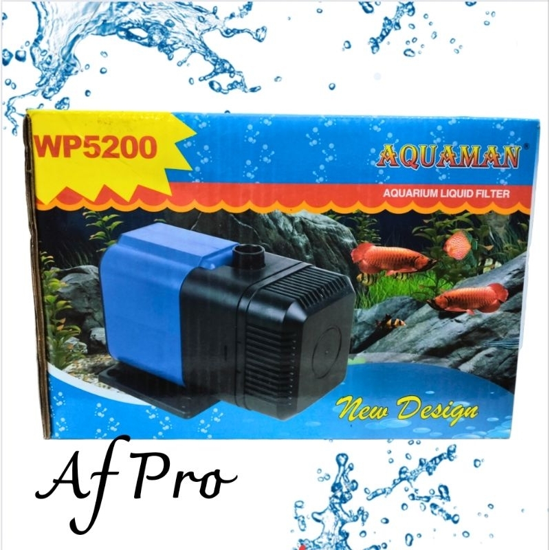 Jual AQUAMAN WP 5200 Submersible pump Pompa aquarium kolam airmancur | Shopee Indonesia