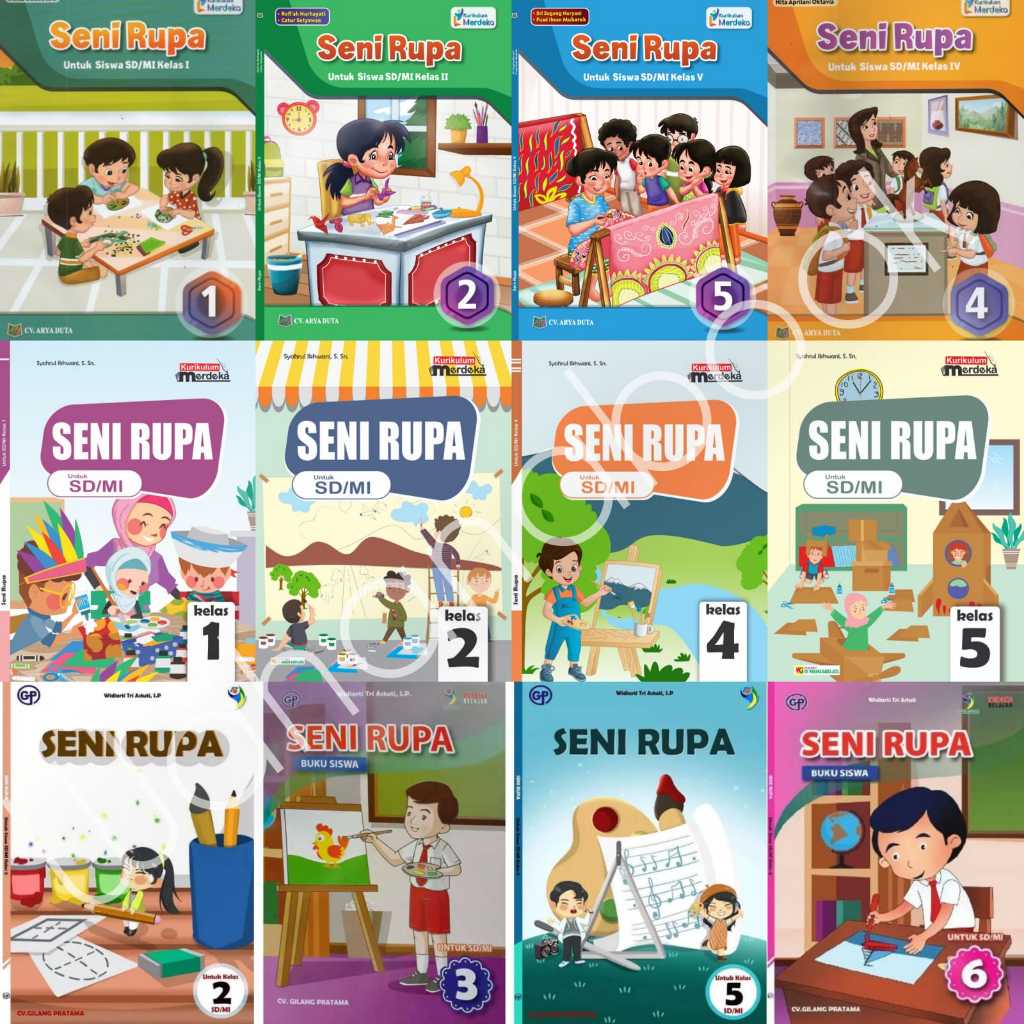 Jual Buku Siswa SENI RUPA SD/MI Kurikulum Merdeka seni rupa kelas 1 2 3 4 5 6 | Shopee Indonesia