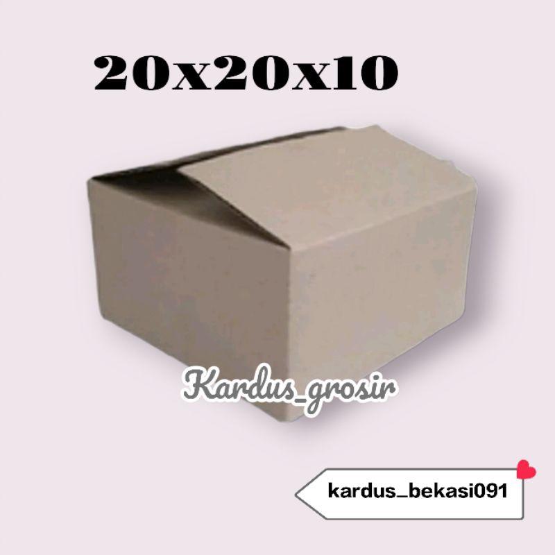 Jual kardus box packing 20x20x10 | Shopee Indonesia