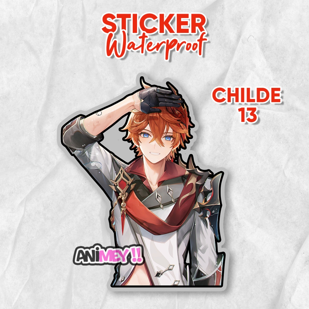 Jual Stiker Childe Genshin Impact / Sticker Anime Waterproof | Shopee ...