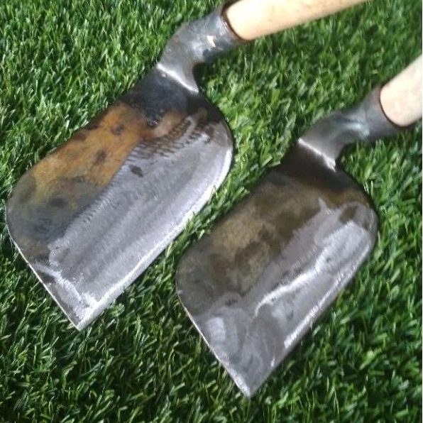 Jual COD cangkul pemangkas rumput baja asli kored rumput plat baja ...