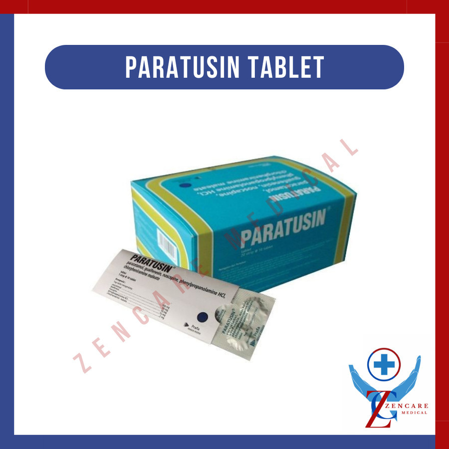 Jual Paratusin Paracetamol Tablet / Obat Flu, Bersin, Demam - 10 Tablet ...