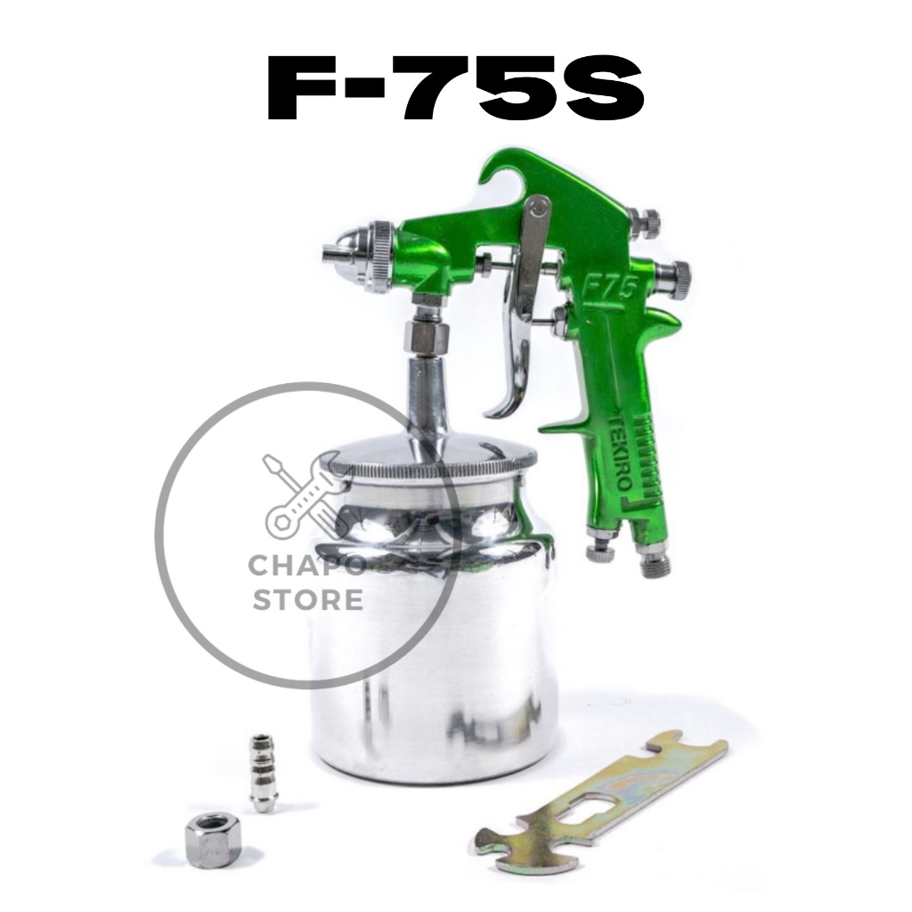 Jual Tekiro alat semprotan cat tabung atas 750ml air spray gun tekiro F ...