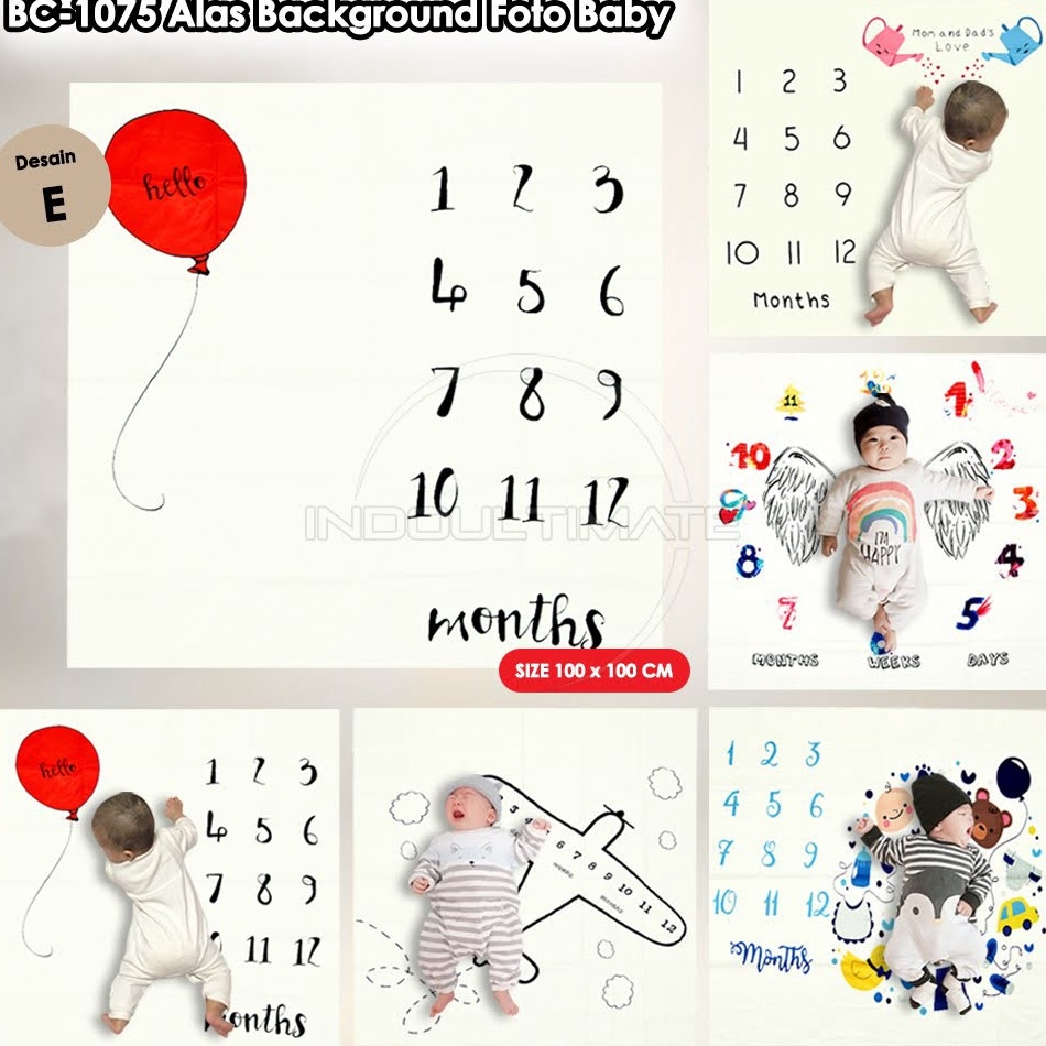 Jual B33st Product Kain Alas Foto Bayi (100x100cm) Newborn Bergambar ...