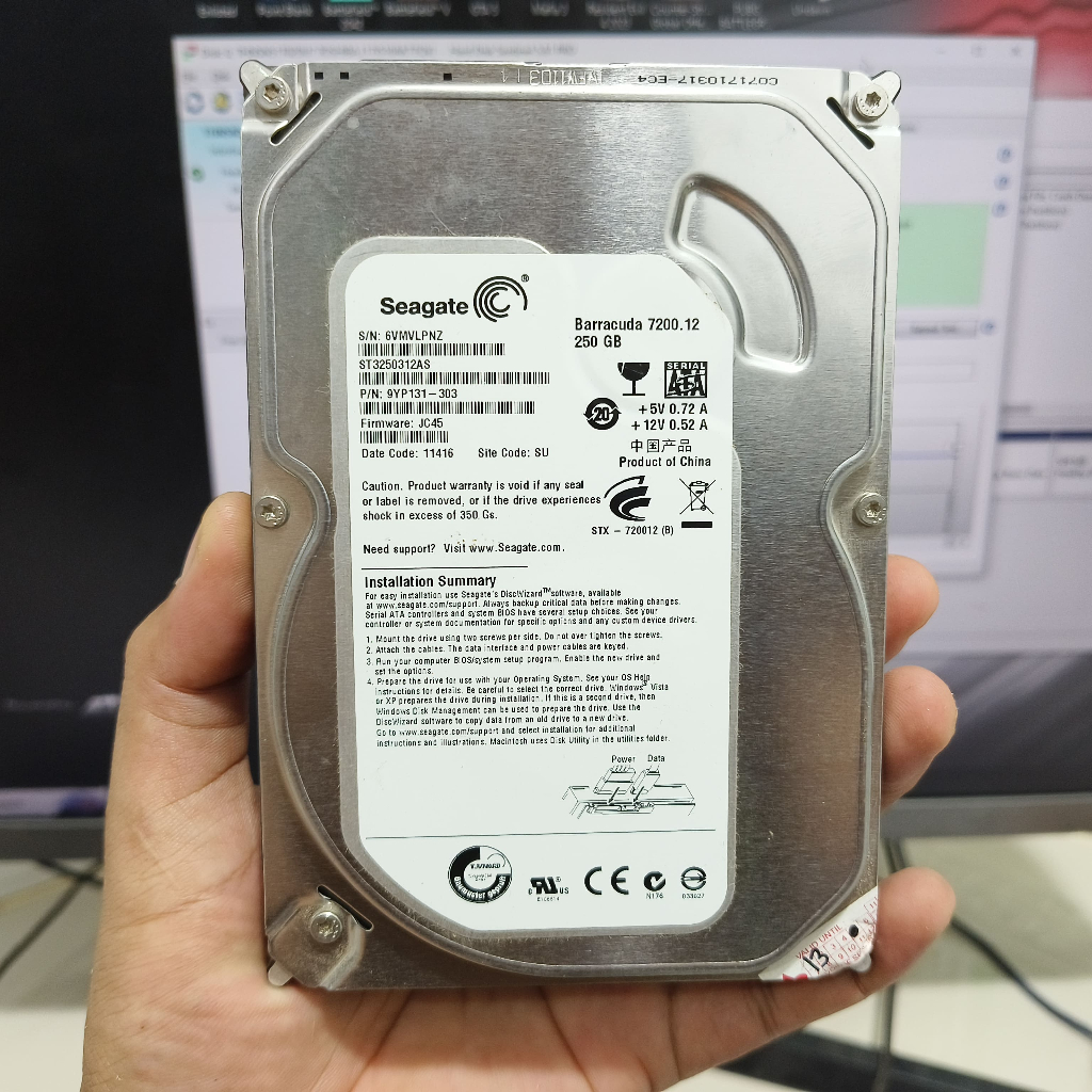 Jual HARDDISK SEAGATE 250GB SENTINEL 100% | Shopee Indonesia