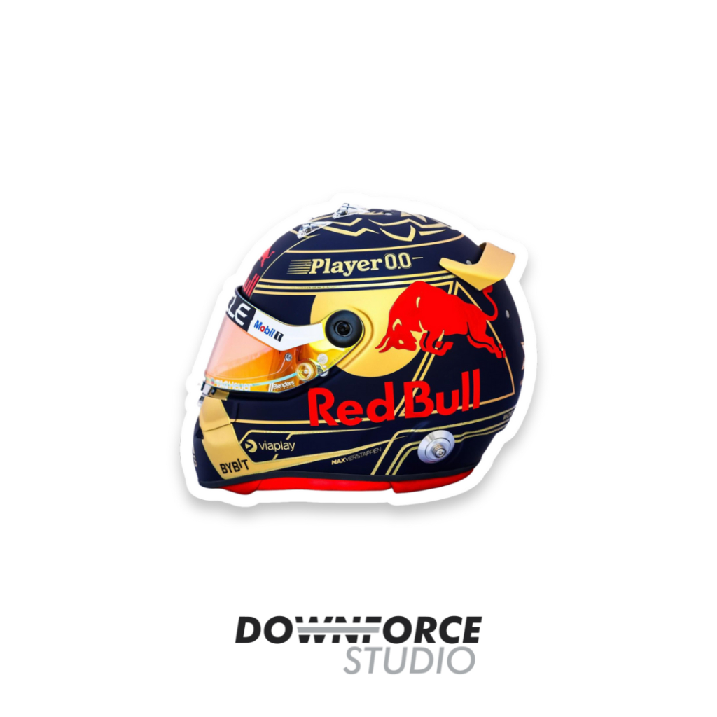 Jual F1 Helmet Stickers Formula 1 - Leclerc, Schumacher, Hamilton ...