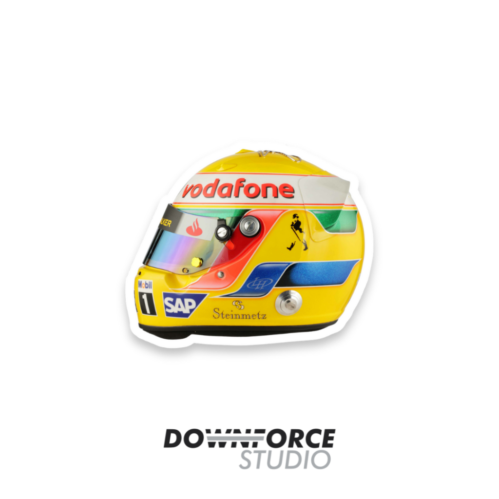 Jual F1 Helmet Stickers Formula 1 - Leclerc, Schumacher, Hamilton ...