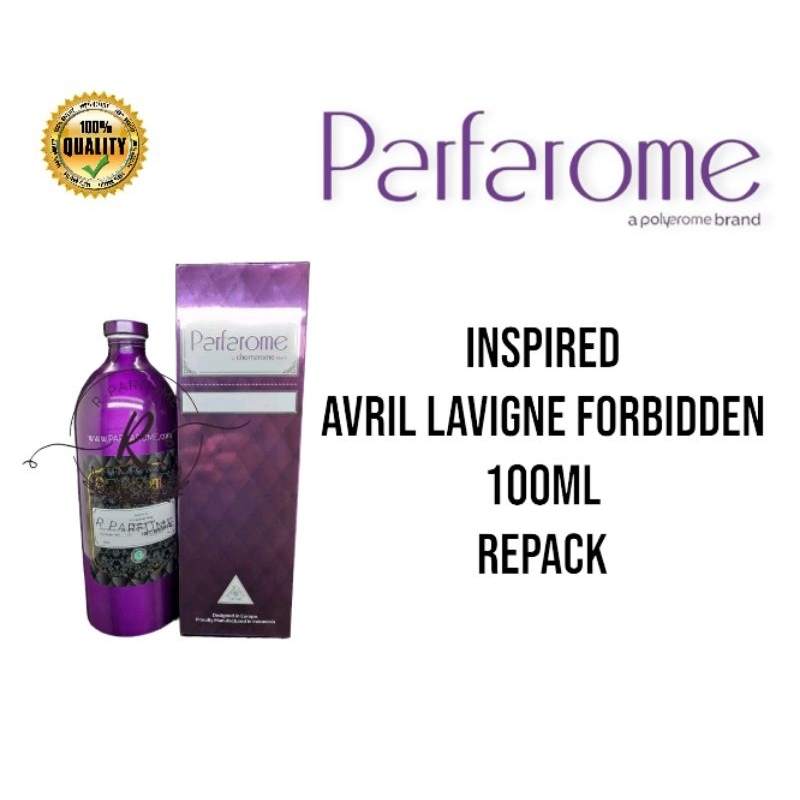 Jual Bibit Parfum Avril Lavigne forbidden By Parfarome 100ml Peremium ...