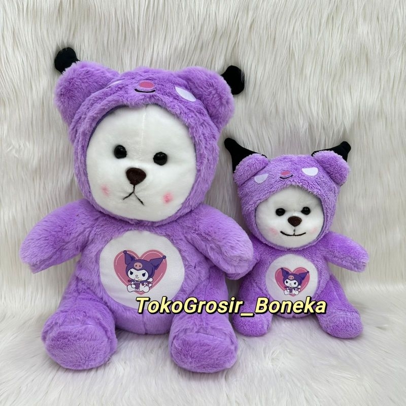 Jual Boneka Hoodie Bear Cosplay Kupluk Bertopi Viral Sanrio Lotso ...