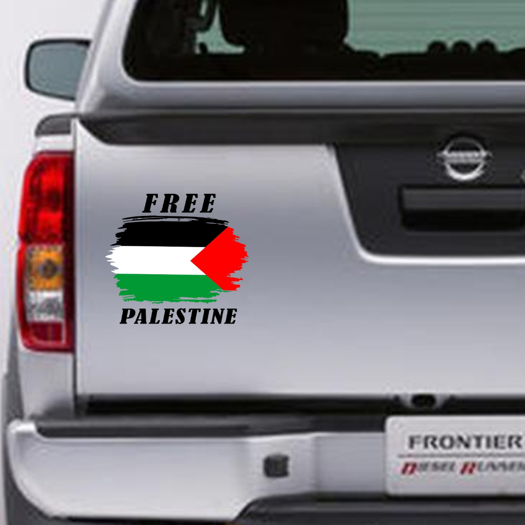 Jual STIKER FREE PALESTINE BAGASI MOBIL STICKER BENDERA PALESTINA SAVE ...
