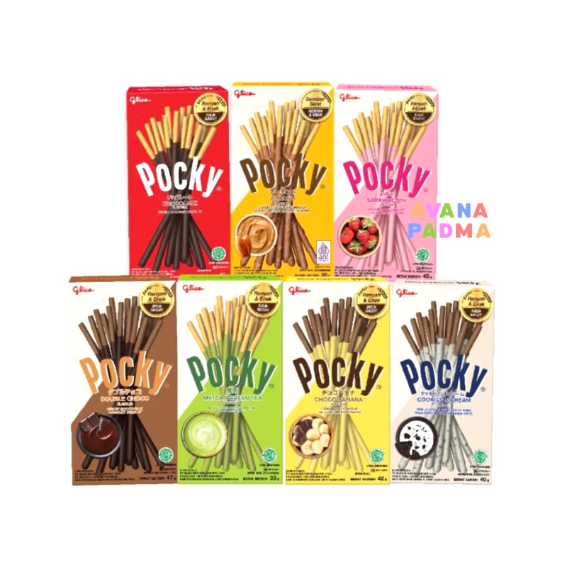 Jual Glico Pocky Stick Biscuit (9 Varian Rasa) | Shopee Indonesia