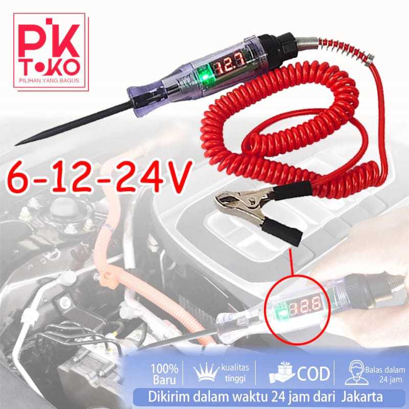 Jual Tespen Aki Motor | Mobil 6V 12V 24V DC Mobil Truk Tegangan Sirkuit ...