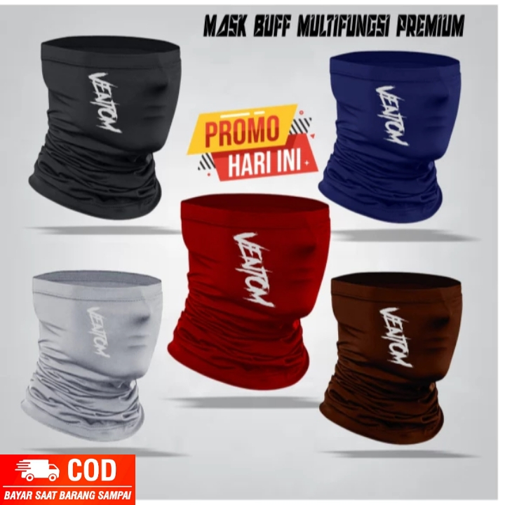 Jual MASKER BUFF ANTI DEBU Multifungsi Tumbrl BUFF VENTOM Bahan Premium ...