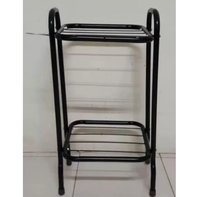 Jual Rak dispenser dua susun warna HITAM | Shopee Indonesia