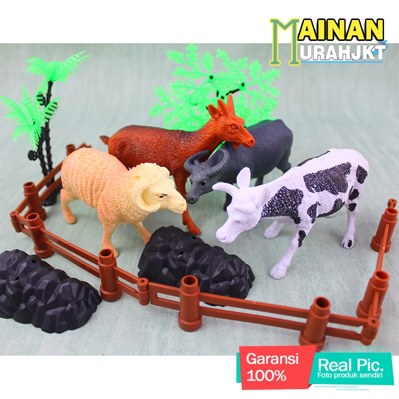 Jual MAINAN ANAK MURAH SET FARM ANIMAL DOMBA OCT1223 MAINAN SET ANIMAL ...