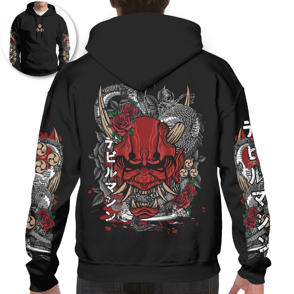 Jual Hoodie Jumper Pria Warna Hitam Size M - L - XL - XXL Original ...