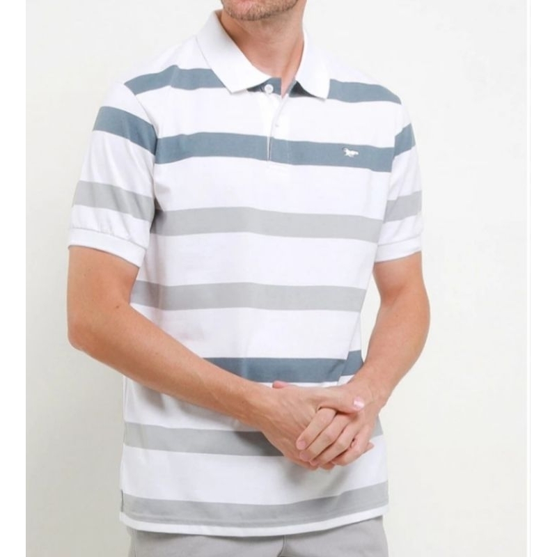Jual Kaos Polo Pria Motif Garis ( Salur ) Walrus Original | Shopee Indonesia
