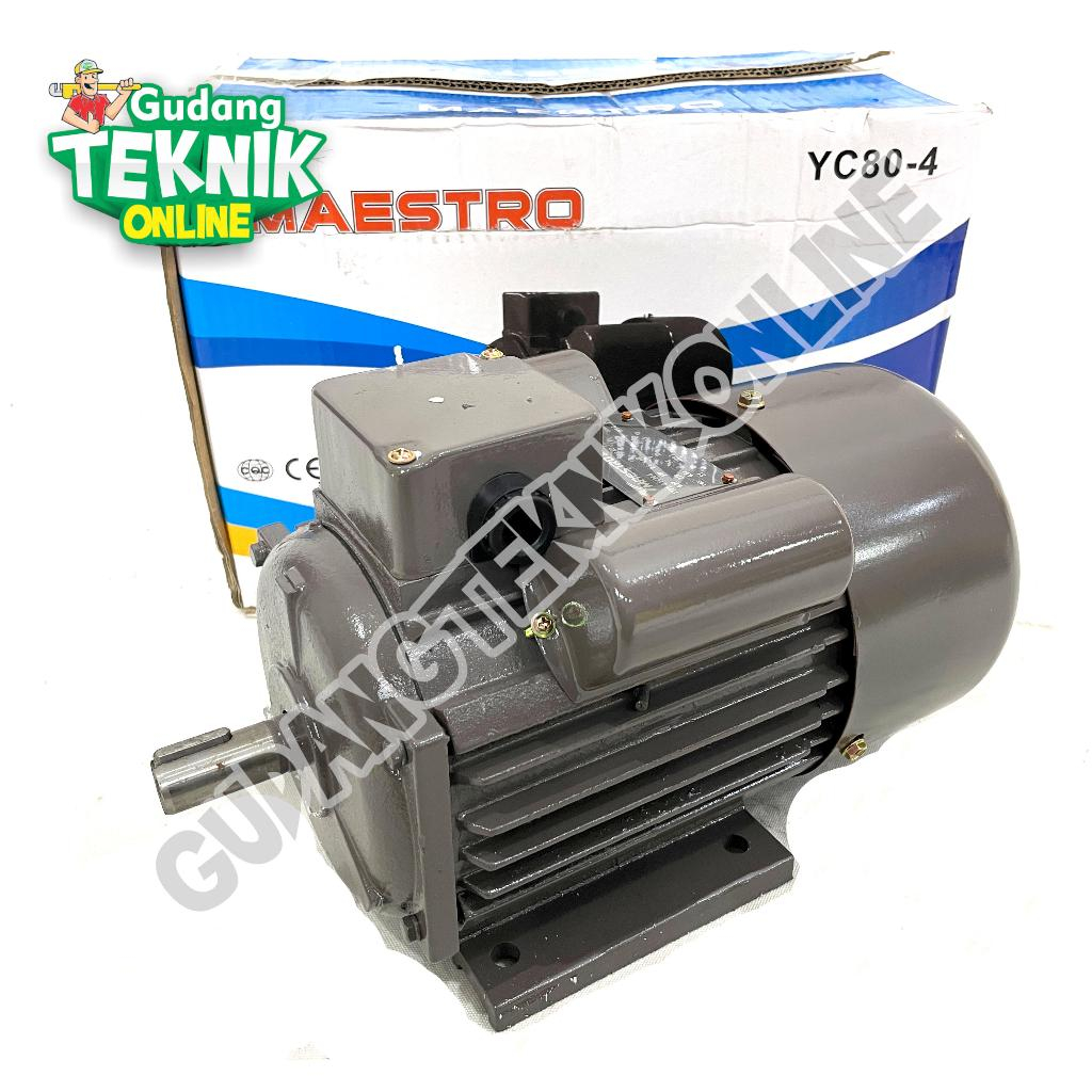 Jual Dinamo Motor LIstrik 0.5Hp 2P 4P 1Ph MAESTRO 1400Rpm 2800Rpm ...