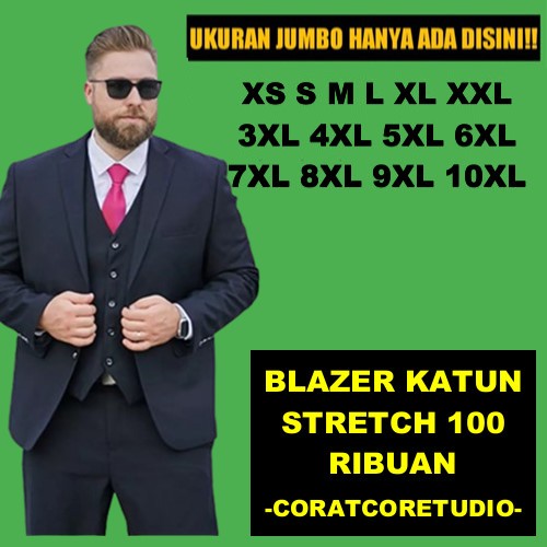 Jual 10XL 9XL 8XL 7XL 6XL 5XL 4XL 3XL XXL XL L M S XS BLAZER KATUN ...