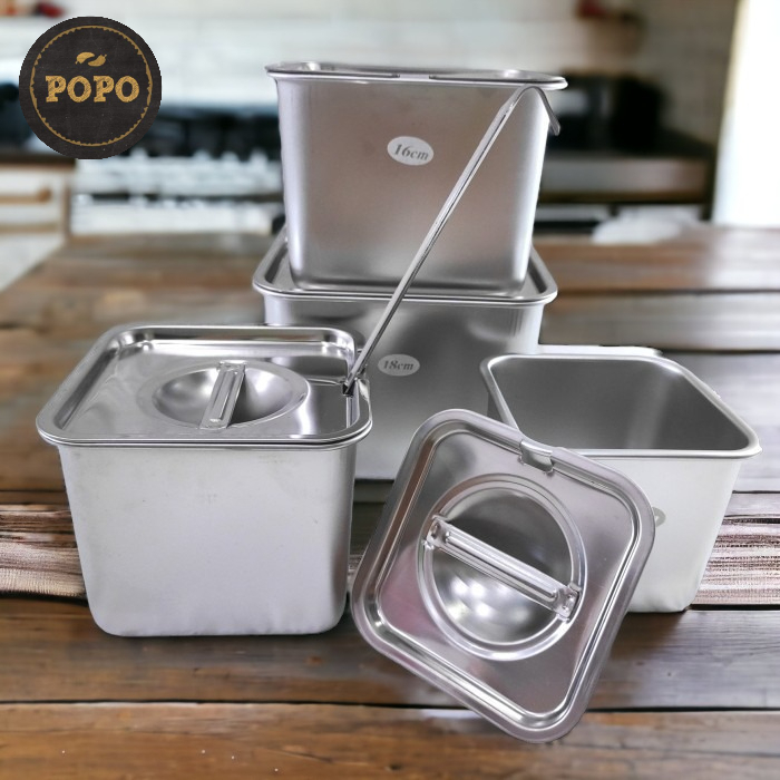 Jual FOOD PAN GASTRONOM Kontainer Kotak Wadah Stainless Tempat Saus ...